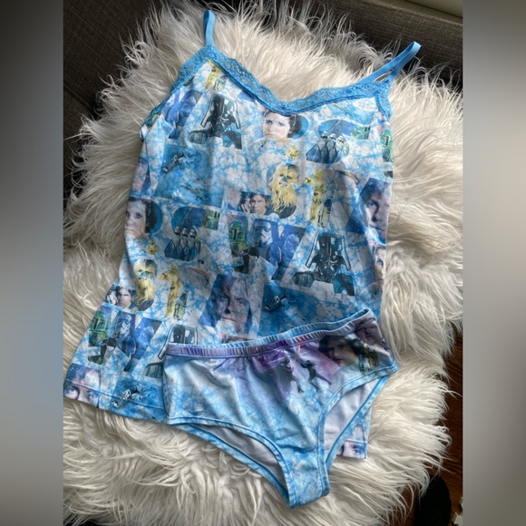 Star Wars | Intimates & Sleepwear | Star Wars Lingerie Cami Panty Set ...